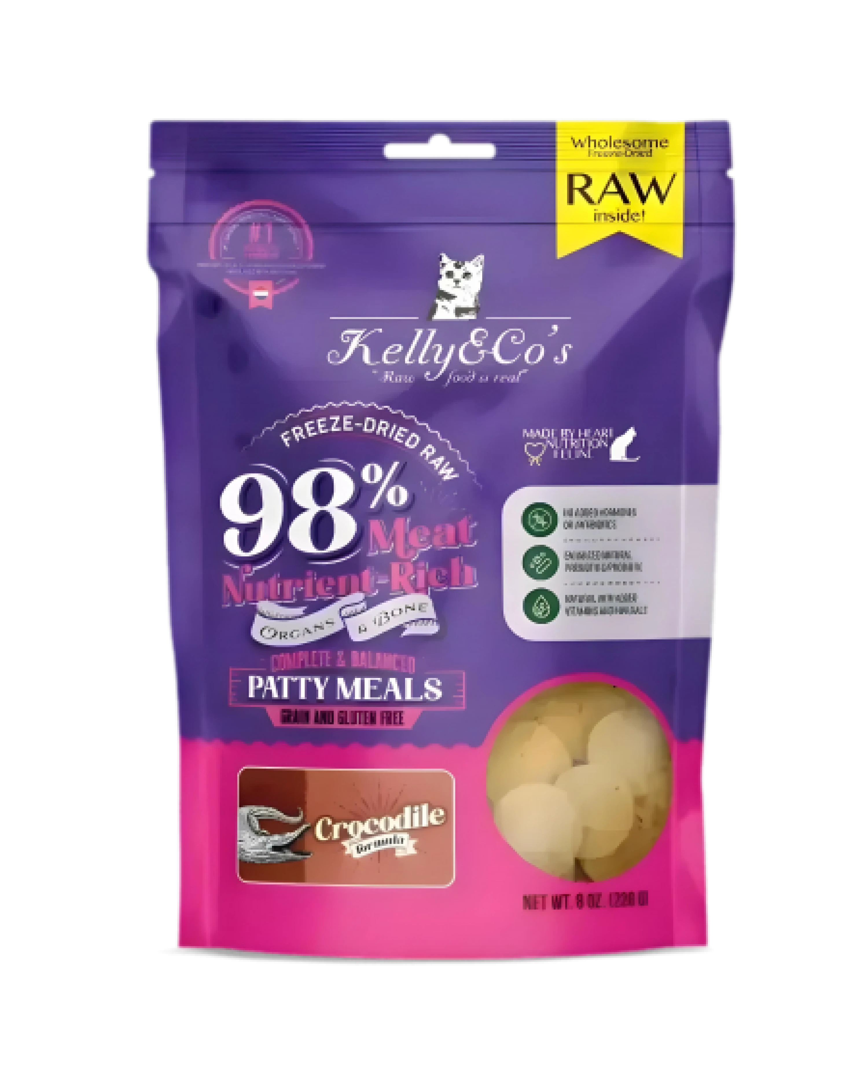 PetMaster | Kelly & Co's Cat Patty Meal Crocodile 226g | Pet Master ...